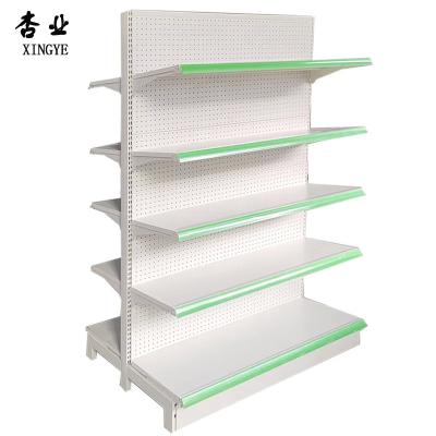 China Factory Custom gondola shelving aqua color gondola shelving supermarket shelf for sale