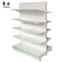 China Factory Custom gondola shelving aqua color gondola shelving supermarket shelf for sale