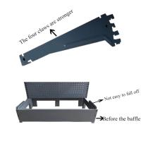 China Factory Custom Size Color logo layer light duty shelves for supermarket  yellow colour retail store shelf heavy duty supermarket for sale