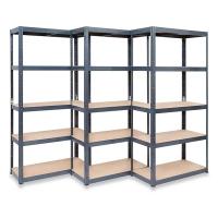 China Factory Custom 2-5 Tier Adjustable Industrial Racking Garage Shelving For Warehouse Storage for sale
