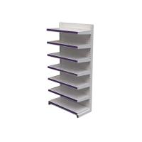 China Factory Custom 7 Layers Single-side Gondola Shelving Retail Shelf Display Gondola for sale