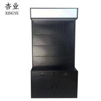China Factory Custom Size white Color logo round  gondola supermarket shelves for sale
