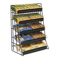 China Custom Size Color logo red  gondola shelving for sale