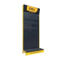 China Metal Convenience Store Gondola Shelving Slide Supermarket Display Shop Rack for sale