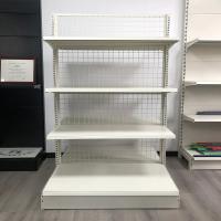 China Design Supermarket Shopping Shelf Advertising Display Rack Single Side Commercial Hanging Basket Shelf for sale