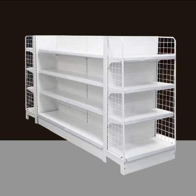 China Deluxe Style Medium Size Metal Gondola Shelving Display Shelf for sale