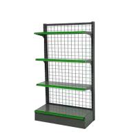 China Groceries Store Grid Shelves Can Custom Supermarket Equipment Display Shelves for sale