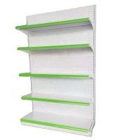 China Factory customized color size supermarket shelf store rack shop estanteria para beauty supply for sale