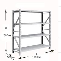 China 4 Layers  Multifunction Warehouse Steel Storage Rack Supermarket Storage Shelf for sale