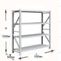 China 4 Layers  Multifunction Warehouse Steel Storage Rack Supermarket Storage Shelf for sale