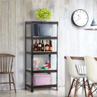 China 5 Tier Storage Shelf Rack Adjustable Metal Garage Storage Rack Garage Shelves for sale