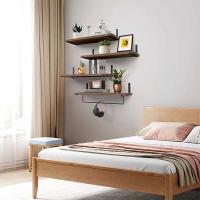 China Medium Duty Wall Mounted Storage Shelves Rustic Wood Floating Shelves for sale
