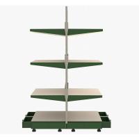 China Factory custom color size  double-sided supermarket racks wholesale grocery shop racks for sale