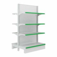 China Factory custom color size  double-sided department store shelves hypermarket shelves for sale