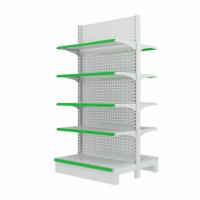 China Factory custom color size  double-sided department store shelves hypermarket shelves for sale