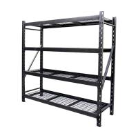 China Single Sided Supermarket Storage Rack Metallic Medium Duty Customzied for sale