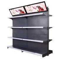 China Factory custom color size metal cosmetics shelf shanghai supermarket shelves large shelves for store for sale