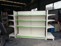 China Factory custom color size metal pharmacy shelves white supermarket shelves for sale