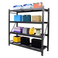 China Adjustable Storage Shelf Rack Medium Duty Steel Warehouse Shelves for sale