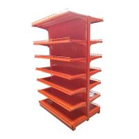 China Factory custom color size metal store display shelves duty free store shelves for sale