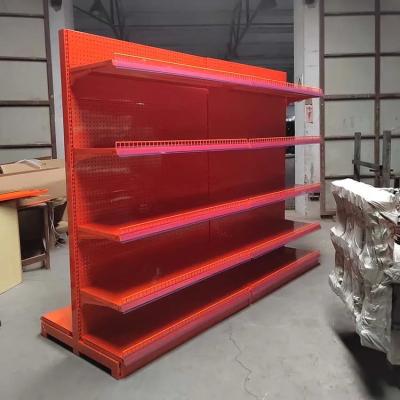 China Factory custom color size metal heavy duty supermarket shelves 250cm for sale