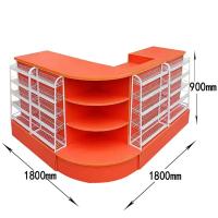 China Supermarket Cashier Checkout Counter Multi-Color Supermarket Cashier Checkout for sale