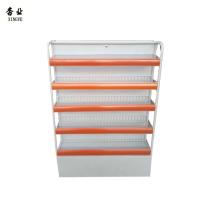China Stainless Steel Checkout Counter Supermarket Checkout Counter With The Corner for sale