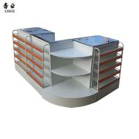 China New Product Cash Desk Supermarket Cashier Counter Cold Rolled Steel White/black BV/SGS for sale