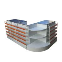 China New Product Cash Desk Supermarket Cashier Counter Cold Rolled Steel White/black BV/SGS for sale
