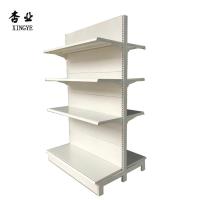 China Factory custom color size metal Double-sided white 48 inches store shelving for sale