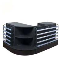 China Satisfying Luxurious Modern Retail Cash Desk Counter Cashier Handcrafted Can Be Customized for sale