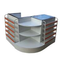 China Customization Supermarket Register Counter Eco Friendly Cashier Counter for sale