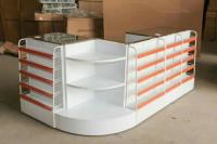 China Small Supermarket Cash Counter Customized Grocery Store Checkout Counter for sale