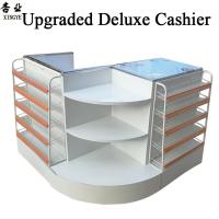 China Factory customized color size metal heavy duty Checkout Counter supermarket shelves for sale