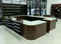 China Cash Register Supermarket Checkout Counter For Grocery Store Equipment for sale