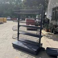 China Factory customized supermarket double sides display gandola shelves beer for sale