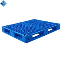 China Forklift Pallet Blue Plastic Platform Plate Forklift Truck Plate Moisture-Proof Plastic Mesh Bulkhead Tray. for sale