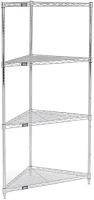 China Multi-layer Metal Supermarket Wire Stackable Rack Storage Shelves Wire Mesh Display Basket Stand for sale