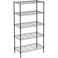 China Multi-layer Metal Supermarket Wire Stackable Rack Storage Shelves Wire Mesh Display Basket Stand for sale