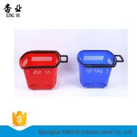 China Supermarket Basket Shopping With Wheels And Handle For Store for sale