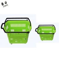 China Supermarket Shopping Cart Trolley Shopping Cart Supermarkets Folding Shopping Basket with Wheels for sale