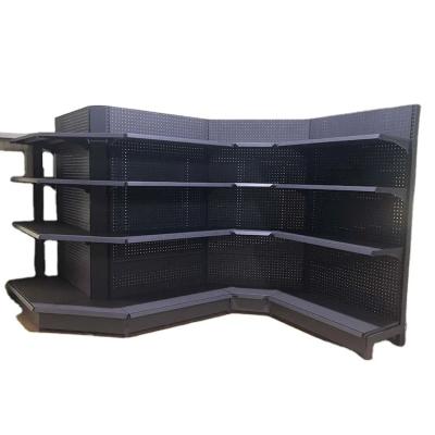 China Factory Customized color size metal heavy duty gandola shelves supermarkets shelves corner shelves for sale