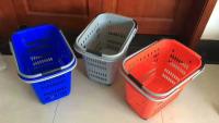 China Many Years Factory Hand Trailer Shopping Basket With Double Handles for sale