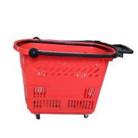 China Many Years Factory Hand Trailer Shopping Basket With Double Handles for sale