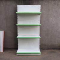 China Factory customized color size metal mart display racks store shelf retail milk display rack for sale