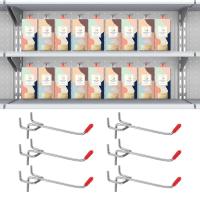 China Custom Iron Shelf Display Hook Supermarket Shelf Rack Hook for Supermarkets Home Organization for sale
