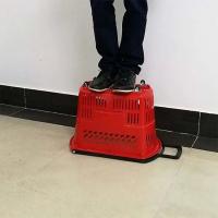 China Factory Custom Plastic supermarket shopping basket cesta para supermercado for sale