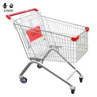 China Wholesale Heavy Duty Metal Shopping Trolley Cart Collapsible Shopping Cart for sale
