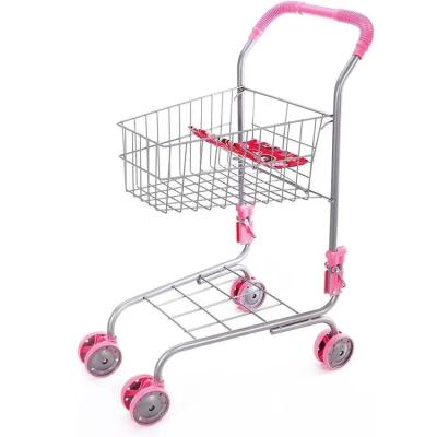 China Factory Customization Supermarket Shopping Trolley Basket Kids Shopping Trolley for sale