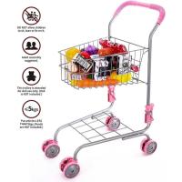 China Factory Customization Supermarket Shopping Trolley Basket Kids Shopping Trolley for sale